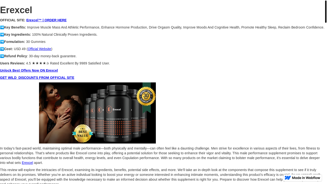 Link Check results for erexcel-store.webflow.io