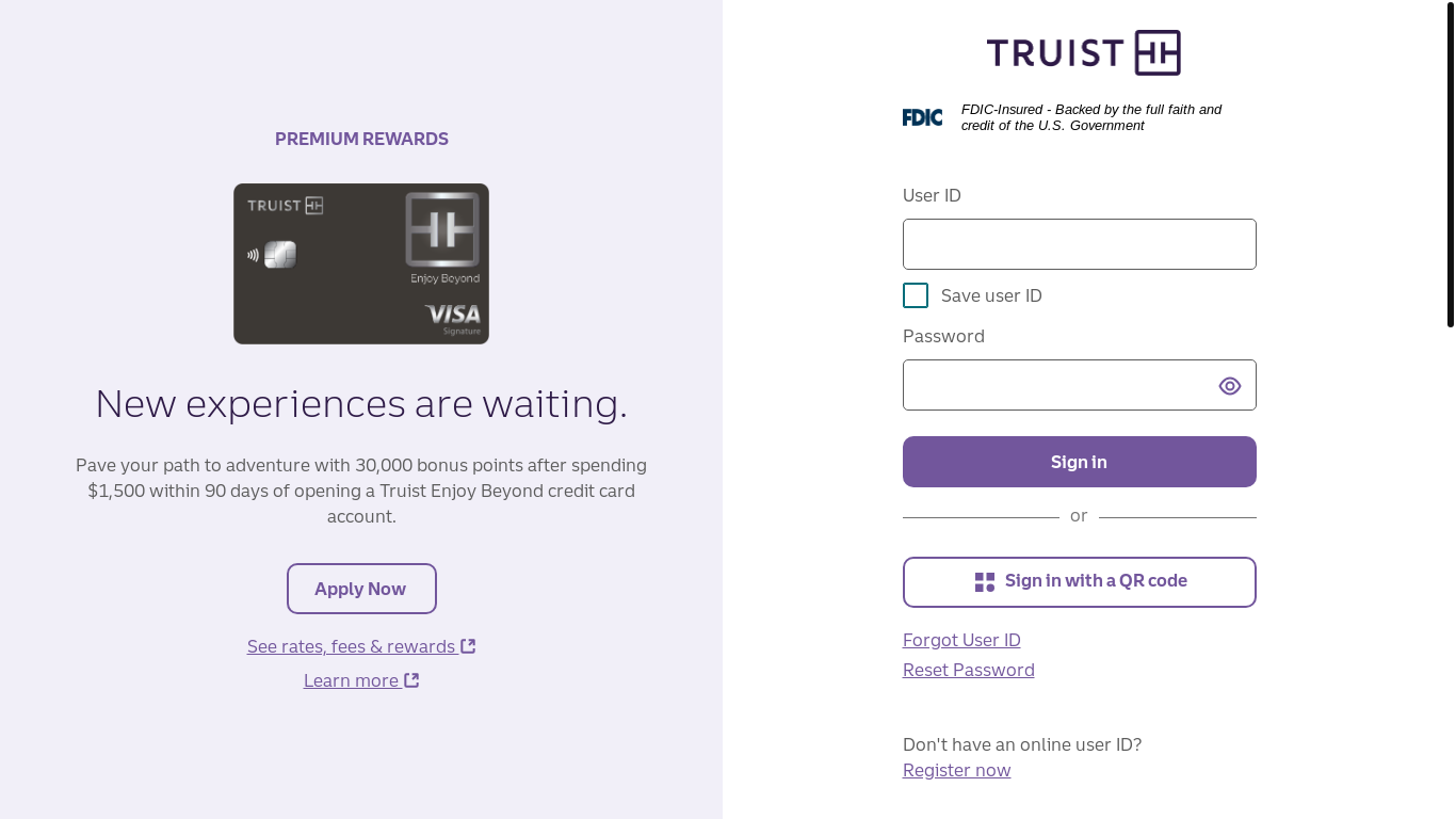 Link Check results for dias.bank.truist.com