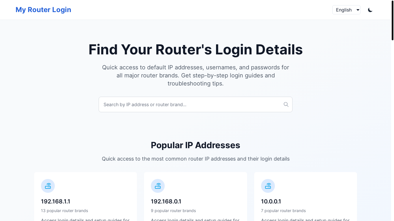 Link Check results for myrouterlogin-project.pages.dev