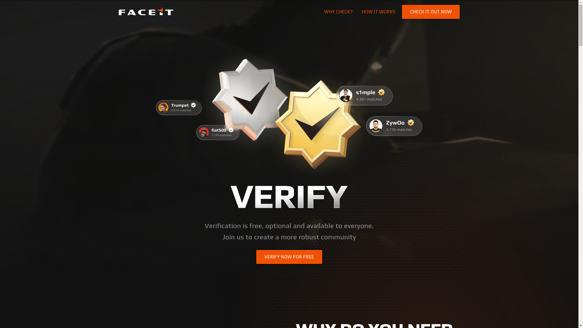Link Check results for faceit-verifyauth.com
