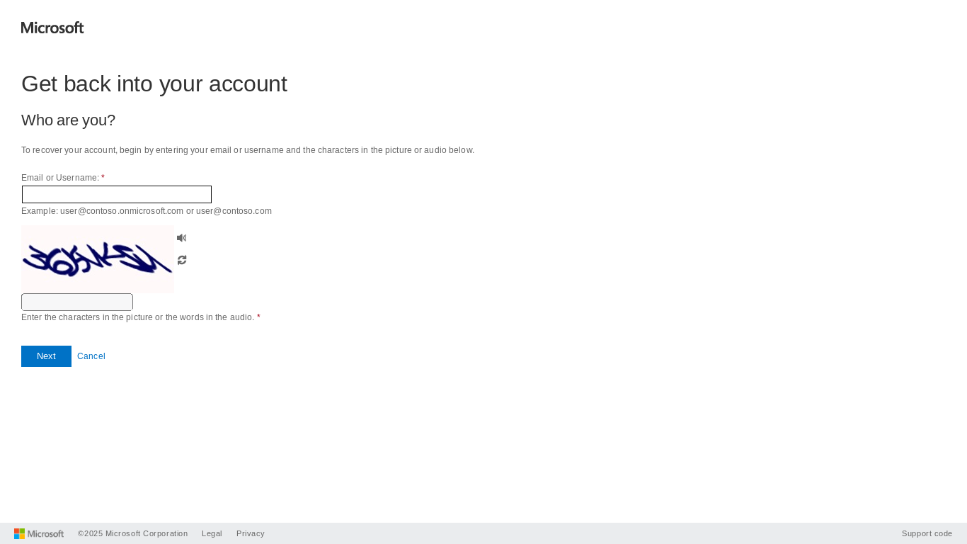 Link Check results for passwordreset.microsoftonline.com