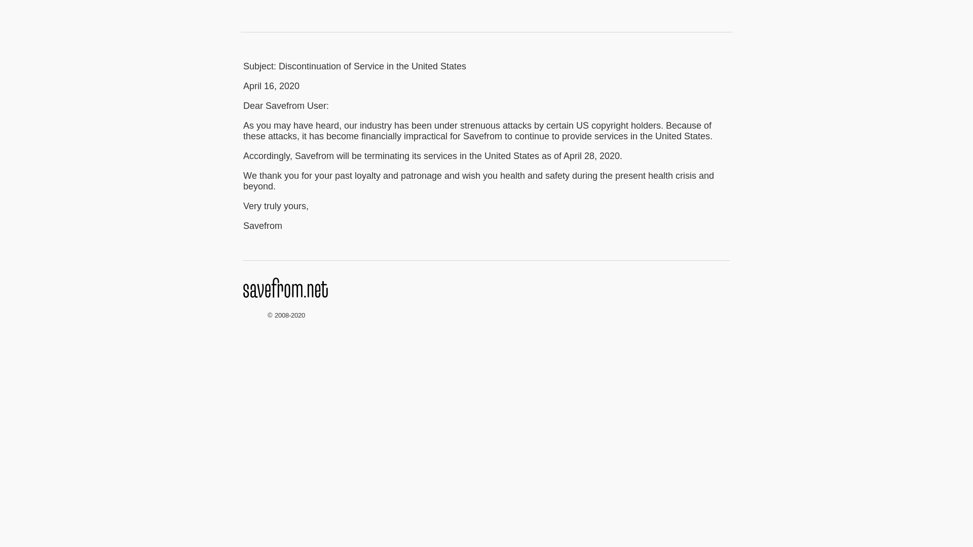 Link Check results for us.savefrom.net